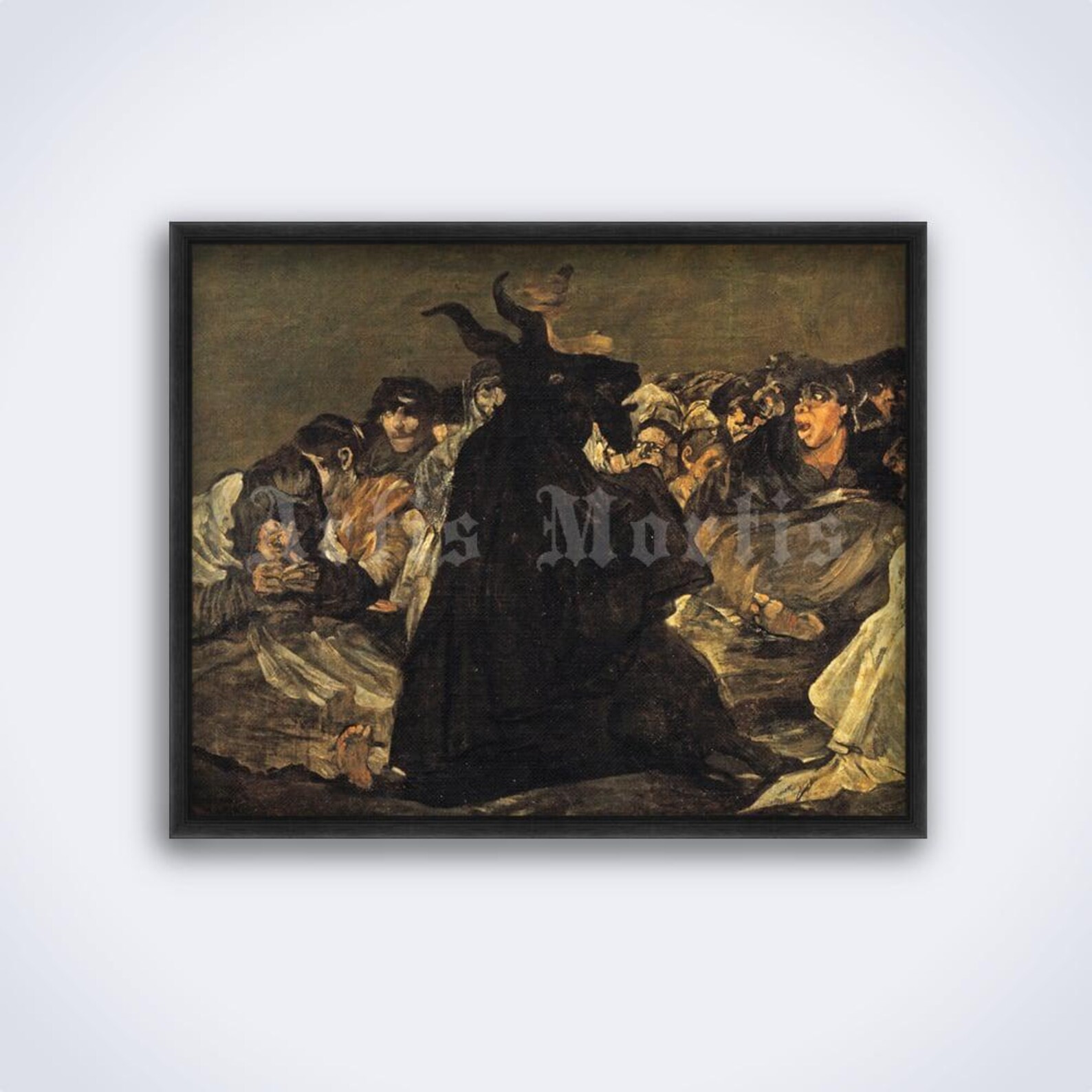 The Great He-goat Painting by Francisco Goya, Witchcraft, Witches ...