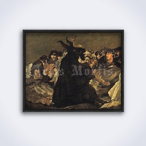 The Great He-goat Painting by Francisco Goya, Witchcraft, Witches ...