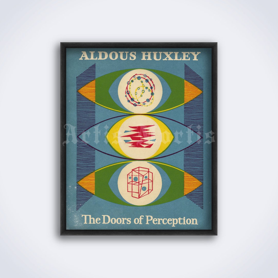 Aldous Huxley 'doors of Perception' First Edition Cover Art Print ...