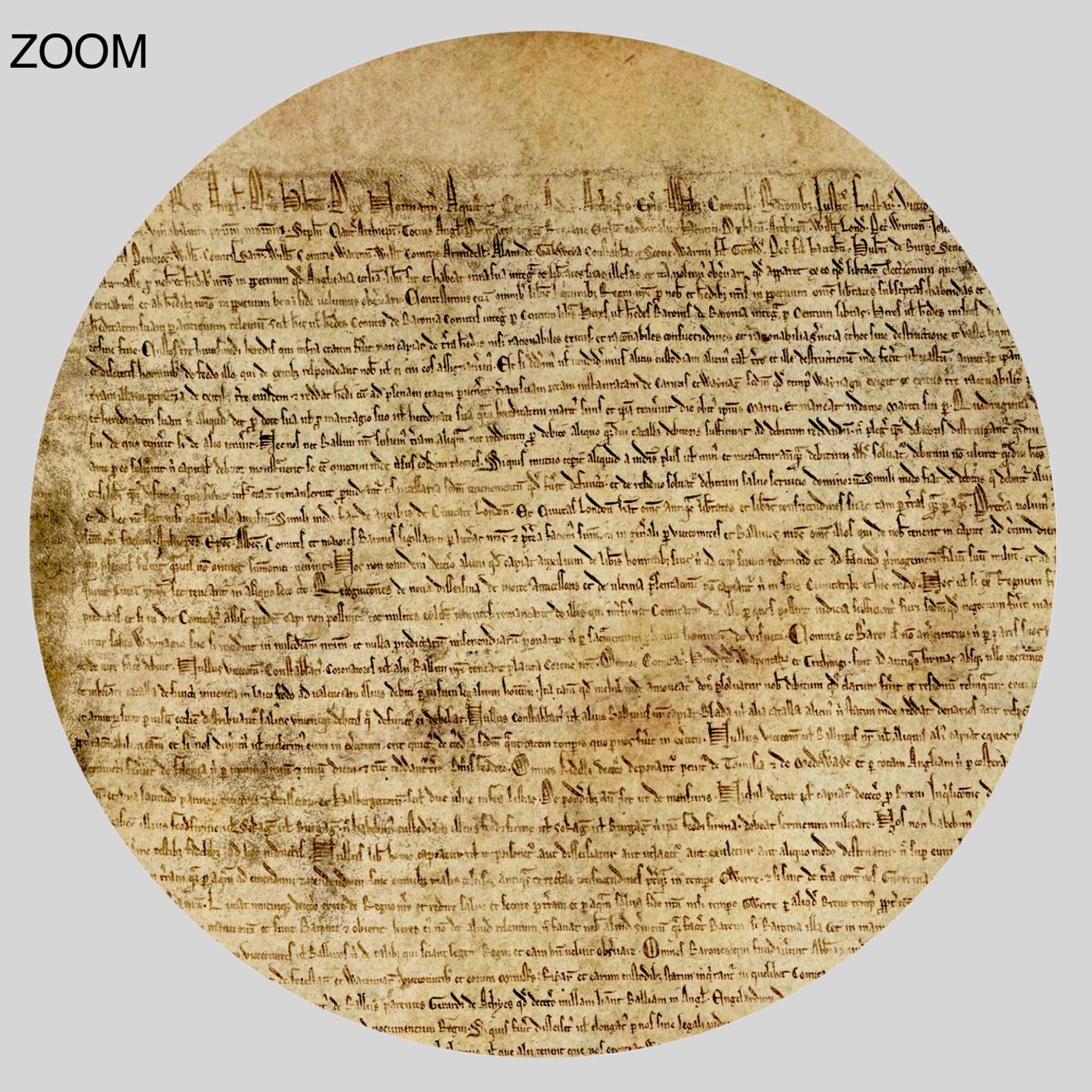 Magna Carta Print: 1215 Medieval Manuscript Art (digital Download) - Etsy