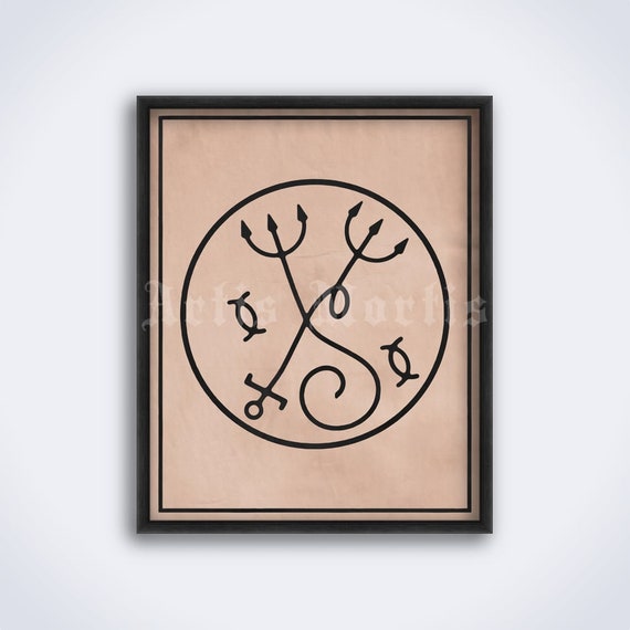 Pomba Gira Seal Exu Mystic Symbol Quimbanda Cult Black - Etsy