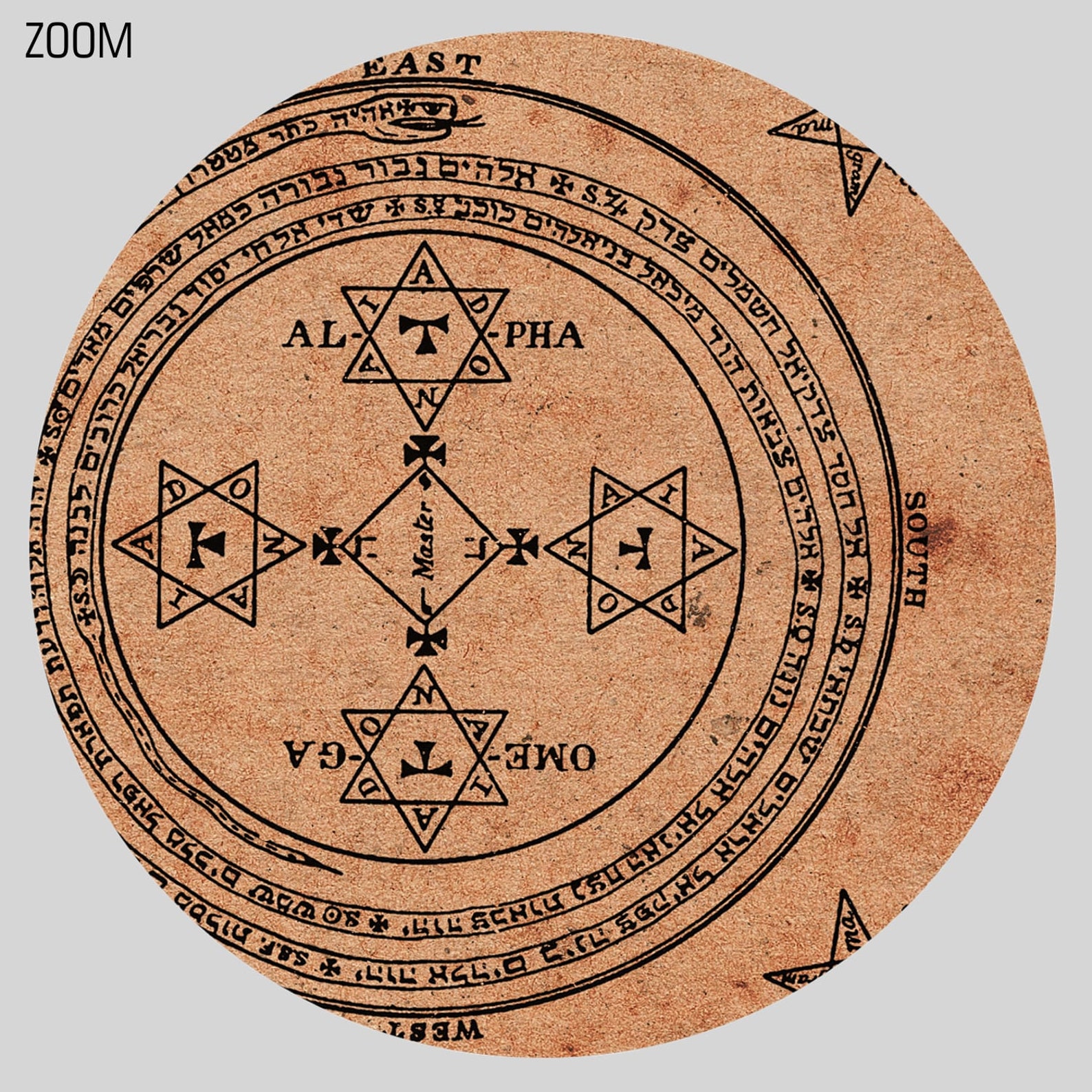 Magic Circle of King Solomon Lesser Key Goetia Grimoire | Etsy