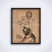 Phrenology Print: Robert Fludd's Mind Diagram, Esoteric Mystic Art ...