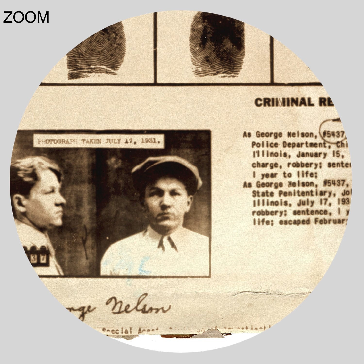 Baby Face Nelson Wanted Poster