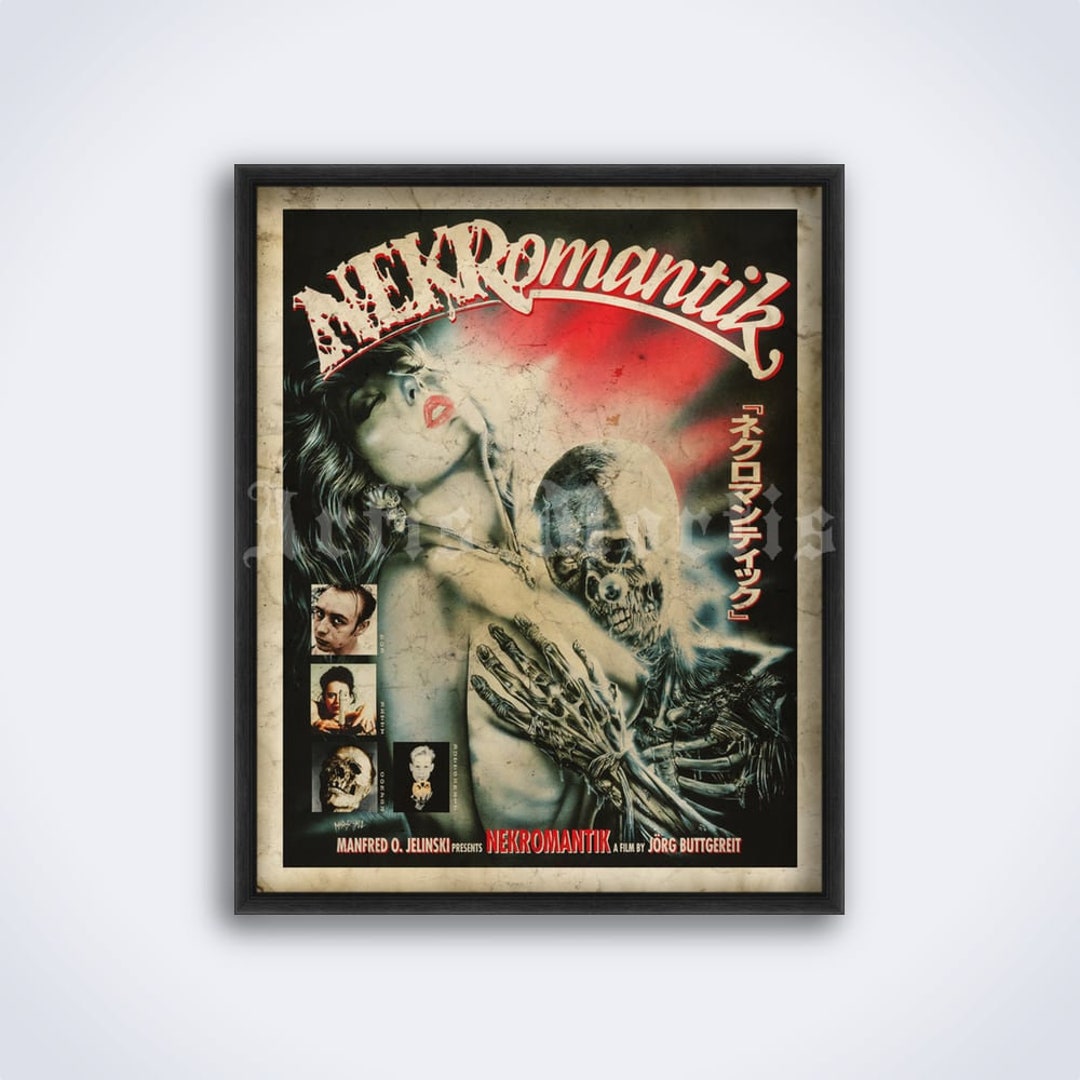 Nekromantik - 1987 Vintage Underground Exploitation Horror Movie Poster ...