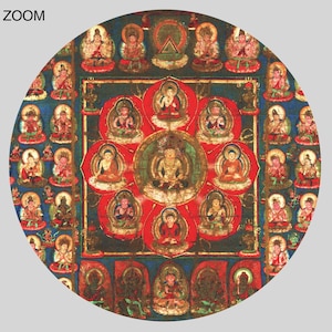 Womb Realm, Mandala of Womb World Vintage Sacred Metaphysical Art ...