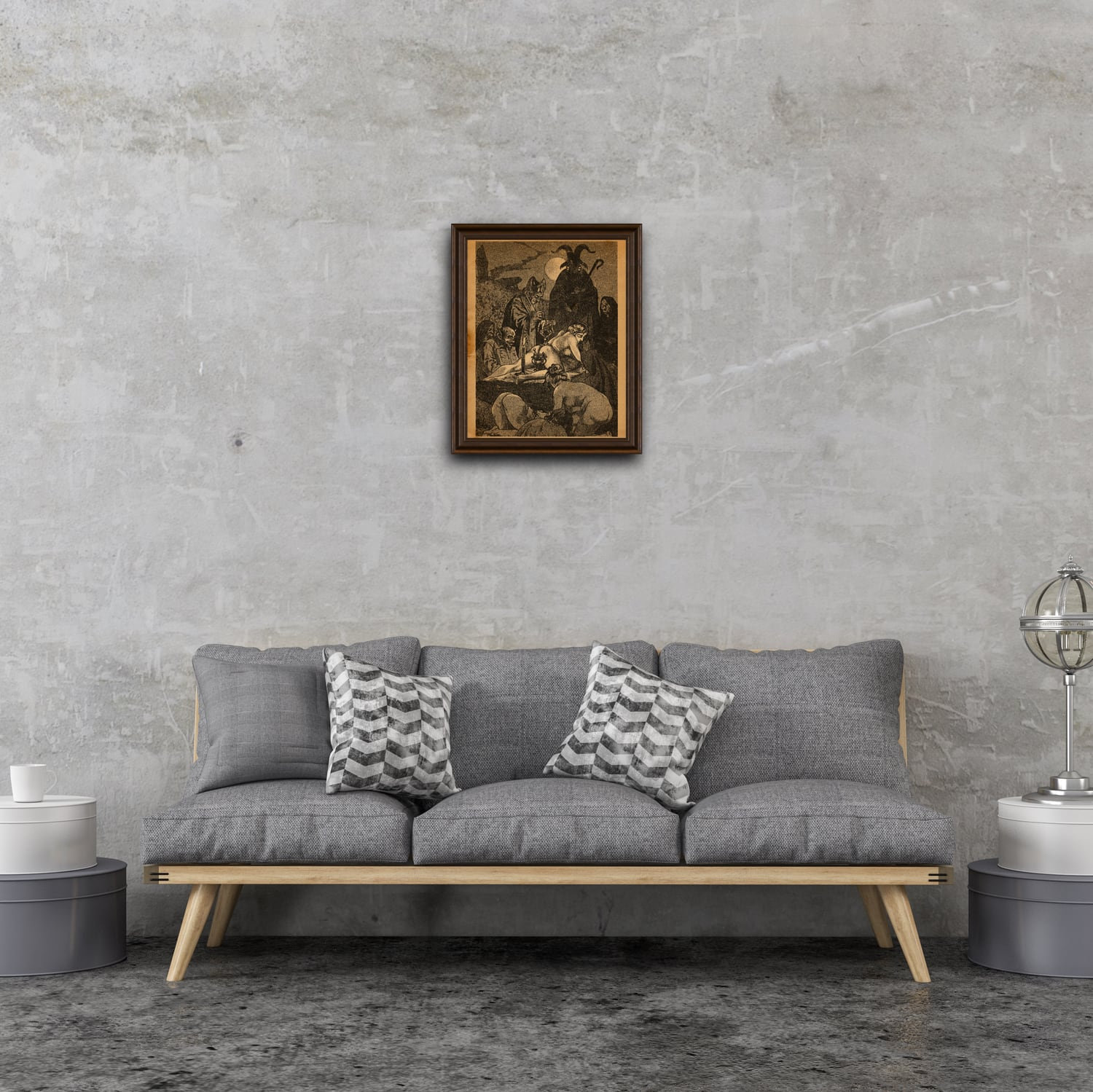 Black Mass Ritual Witchcraft Black Magic 1862 Martin Van | Etsy