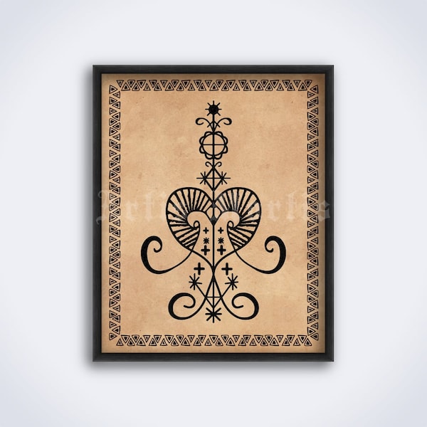 Haitian Veve Art - Etsy