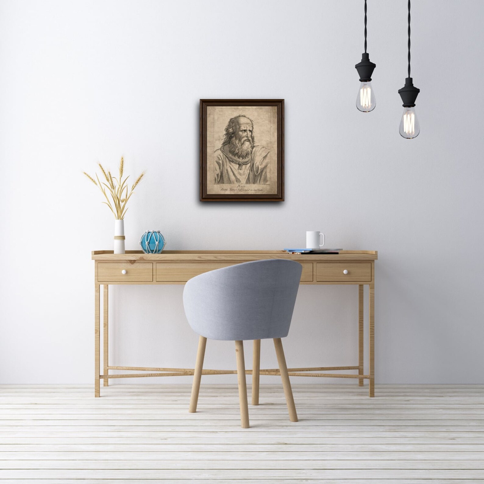 Plato Portrait: Vintage Engraving Art Print (digital Download) - Etsy