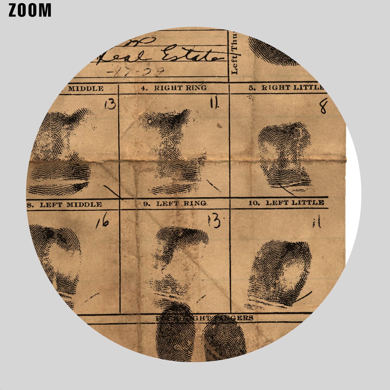 Al Capone Scarface Fingerprints and Mugshot Photo - Gangster Crime ...