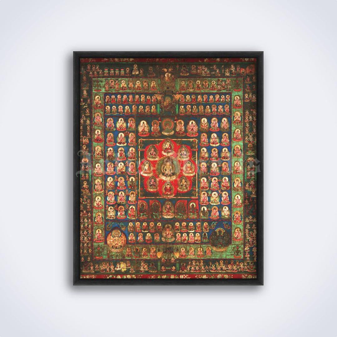 Womb Realm, Mandala of Womb World - Vintage Sacred Metaphysical Art ...