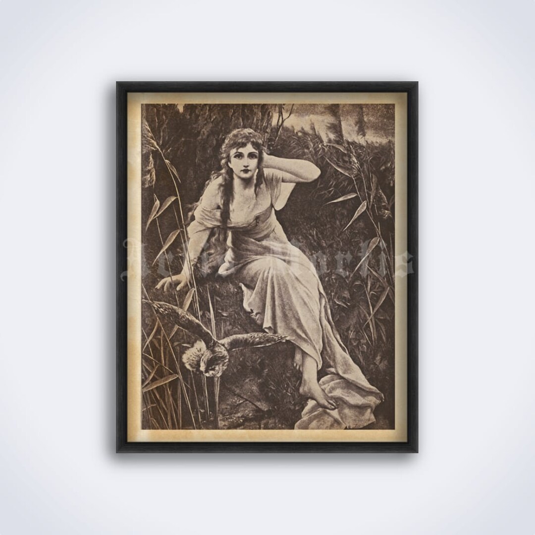 Beautiful Fairy, Forest Nymph, Victorian Gothic Art by Cuno Von ...