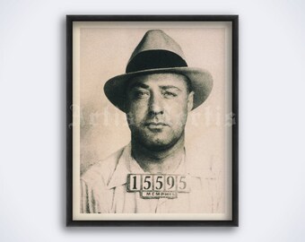 Gangster Mugshot Digital Print - Etsy