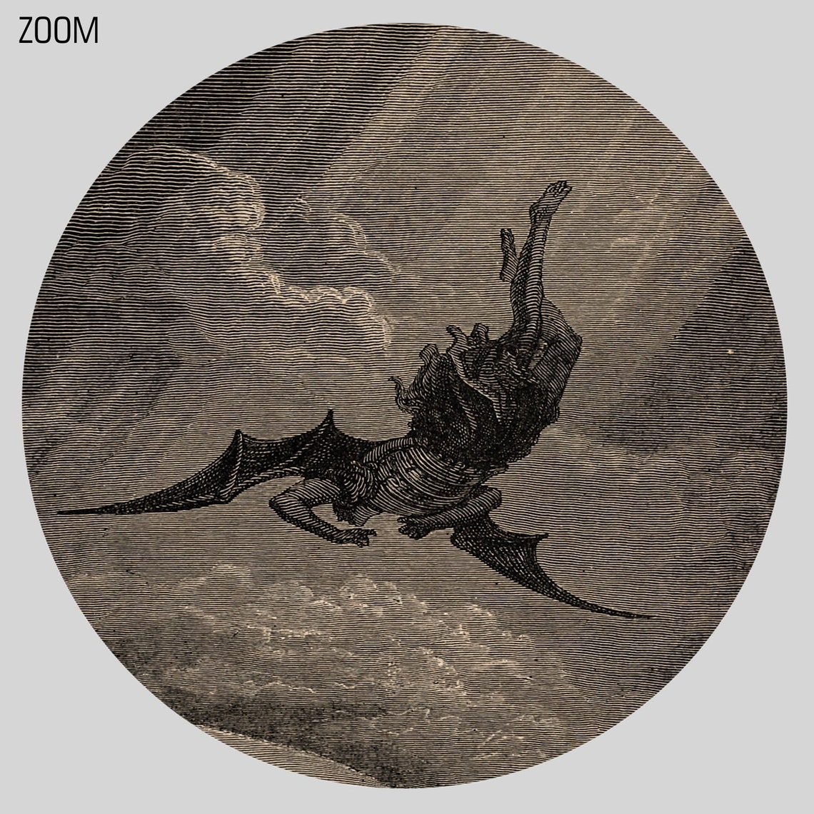 Fallen Angel Illustration for Paradise Lost Poem Art by | Etsy