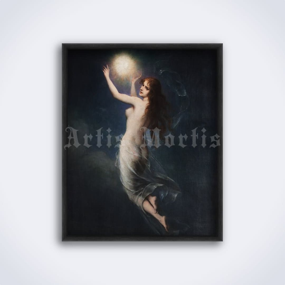 Morgenstern - Morning Star Painting, Pagan Goddess, Sky, Astrology ...