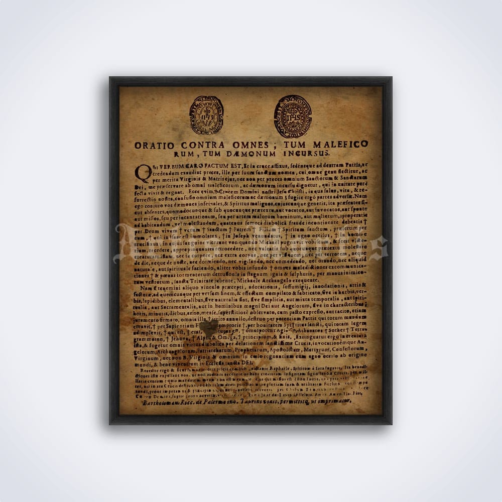 Medieval Protection Against Witches and Demons Talisman | Etsy