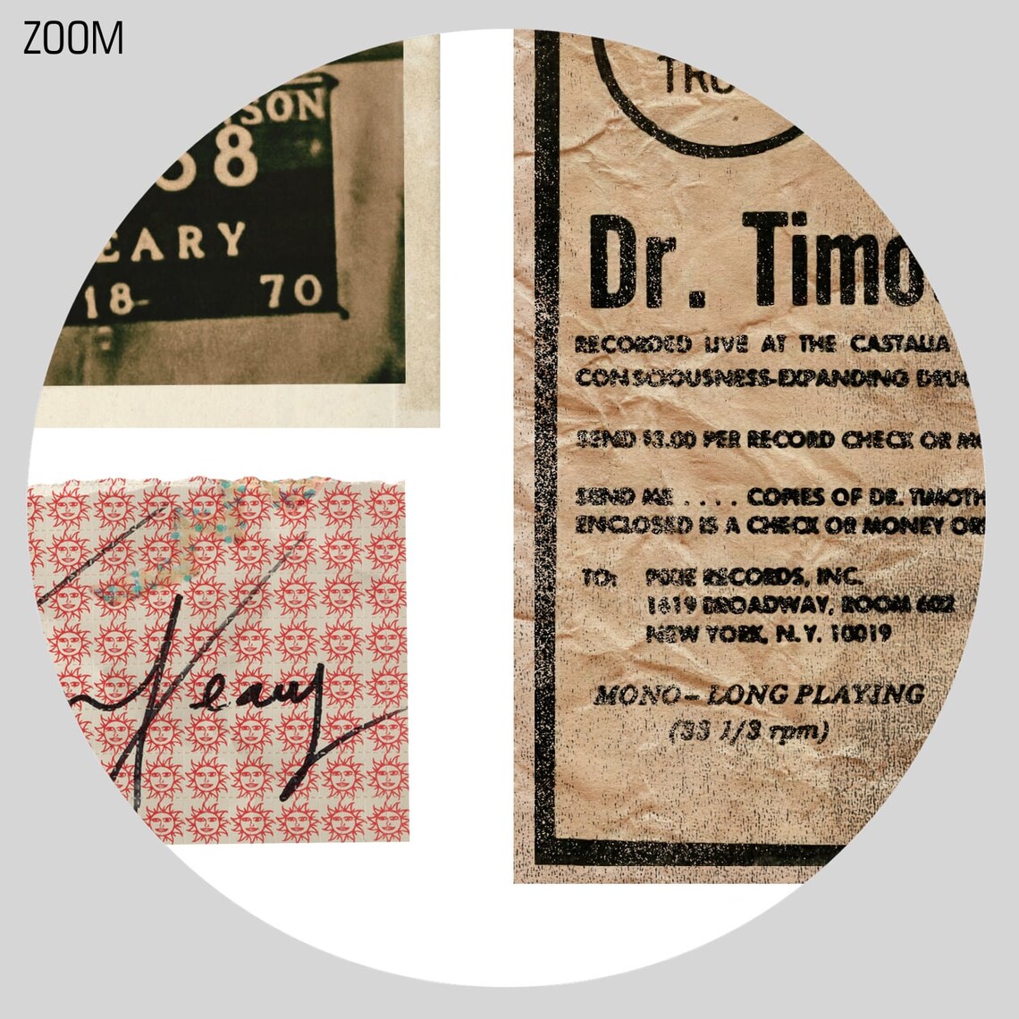 Timothy Leary mugshot lecture flyer acid blotter vintage | Etsy