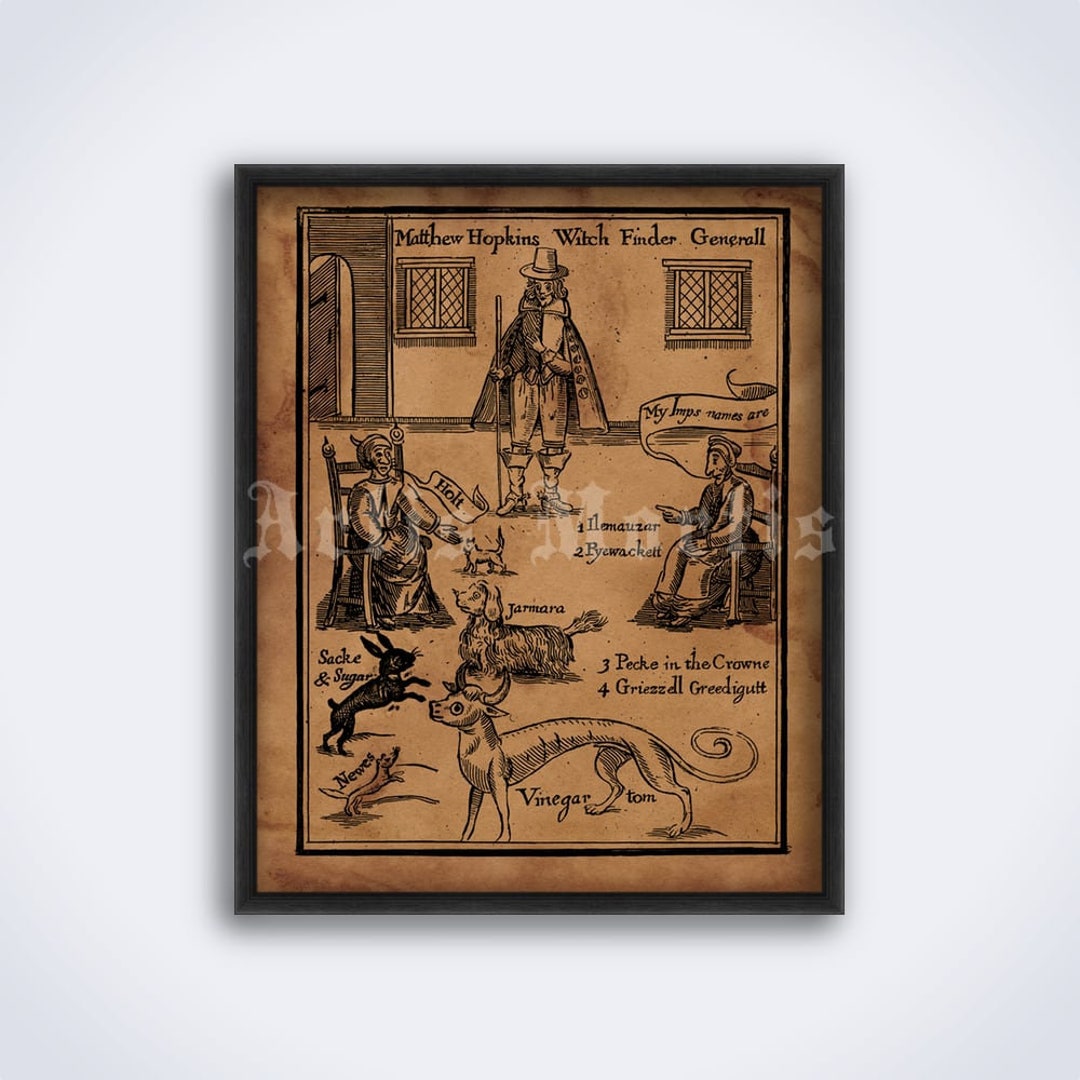 Matthew Hopkins Witch Finder Generall - Medieval Witch Hunter ...
