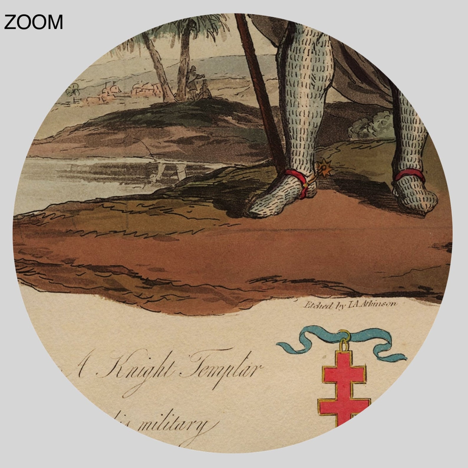 Knight Templar in His Military Medieval Templars Order - Etsy