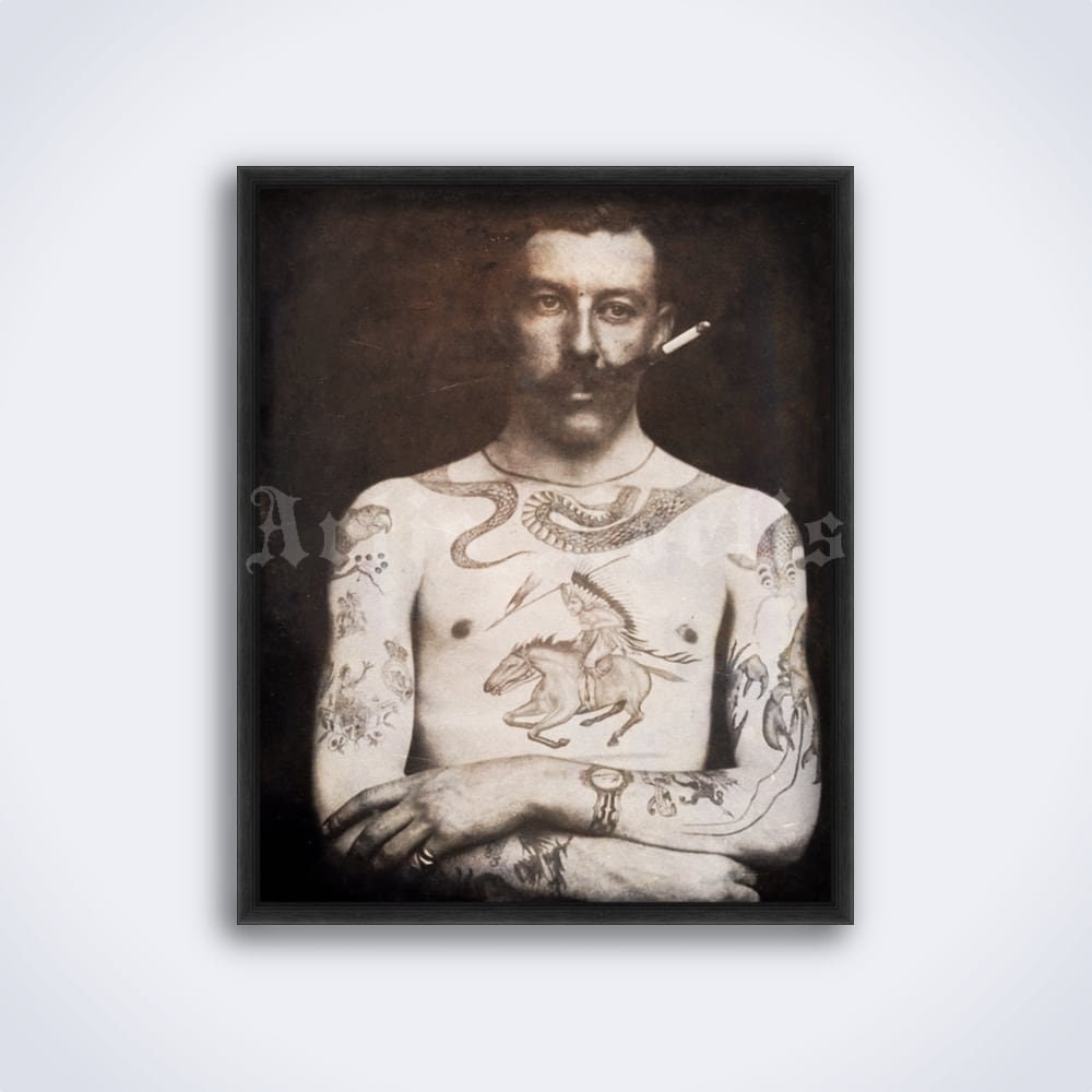 Henri Charriere Tattoo