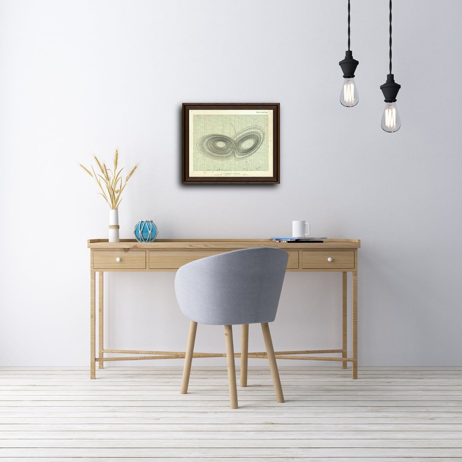 Lorenz Strange Attractor Chaos Theory Vintage Math Art - Etsy