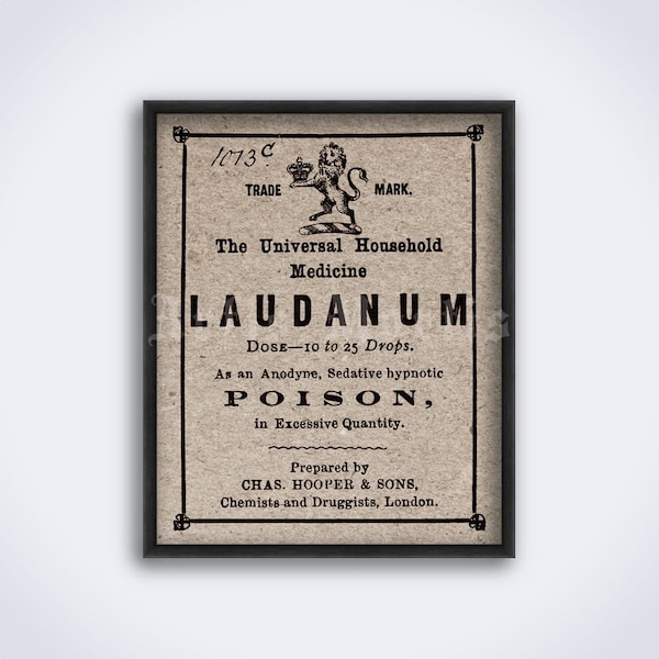 Laudanum Etsy