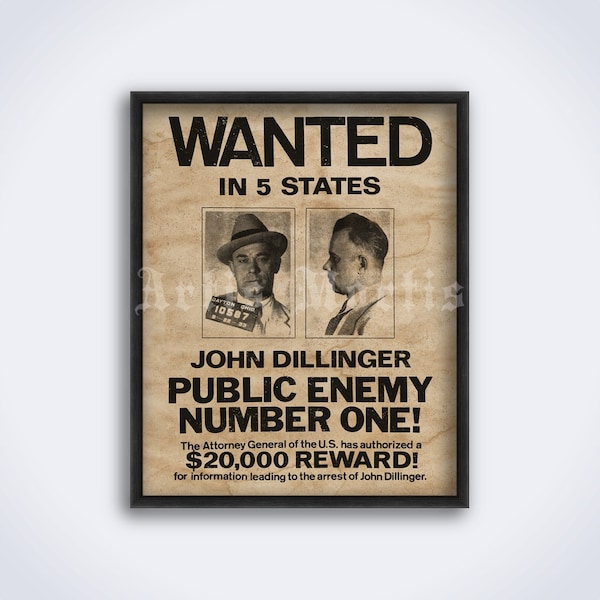 Wanted Poster - Etsy