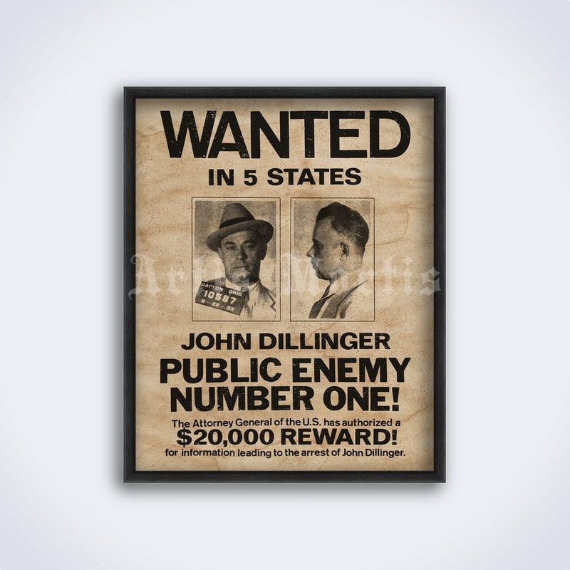 Wanted Poster - Etsy