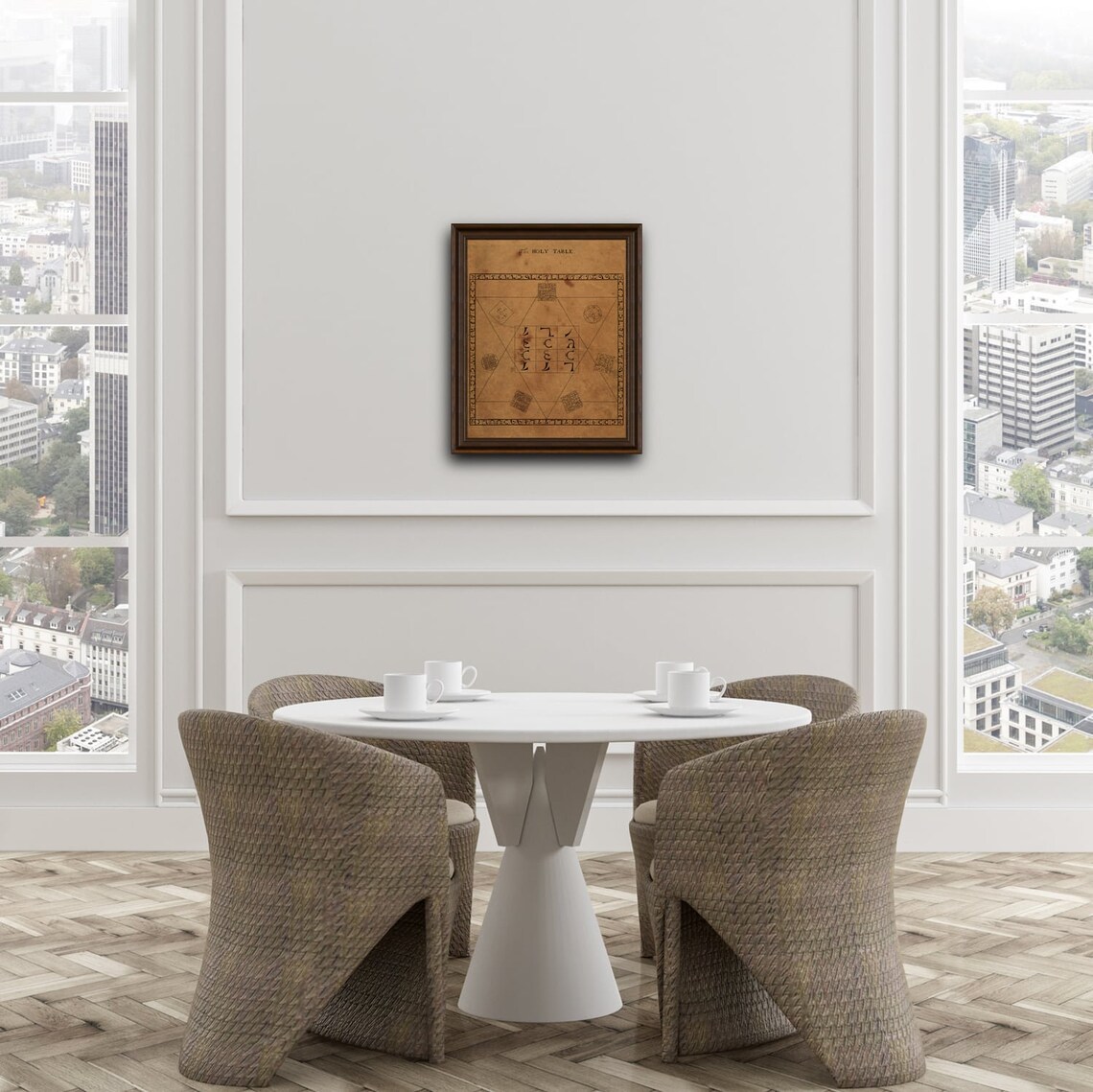 The Holy Table Diagram by John Dee and Edward Kelley - Etsy UK