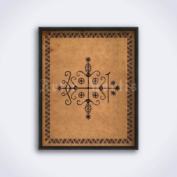 Papa Legba Veve Tattoo