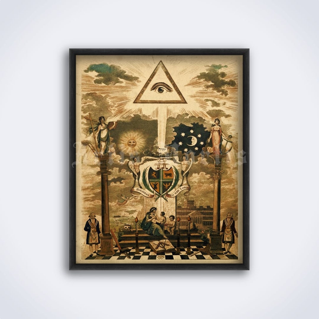 The Eye of Providence - Freemasonry Art, Eye in the Pyramid, Great Seal ...