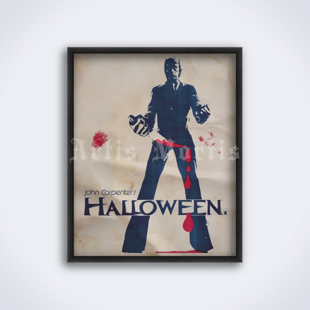 Halloween – vintage John Carpenters Kult Horrorfilm Poster von 1978 ...
