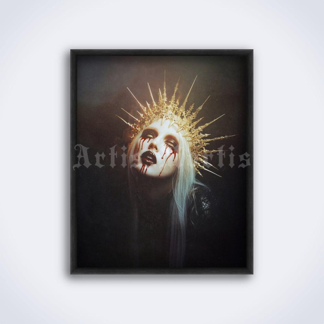 Lilith Demoness Art Print: Golden Dawn Gothic Dark Art (digital ...