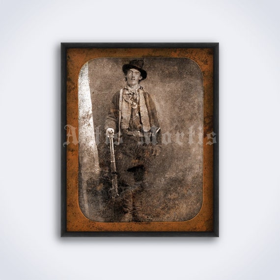 Billy the Kid Antique Photo Old West Wild West Outlaw | Etsy
