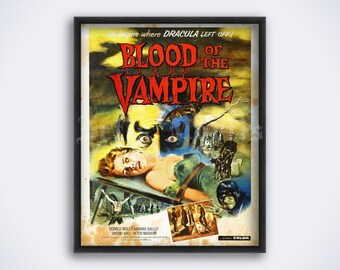 Vintage Vampire Poster - Etsy