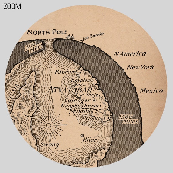 Hollow Earth Map