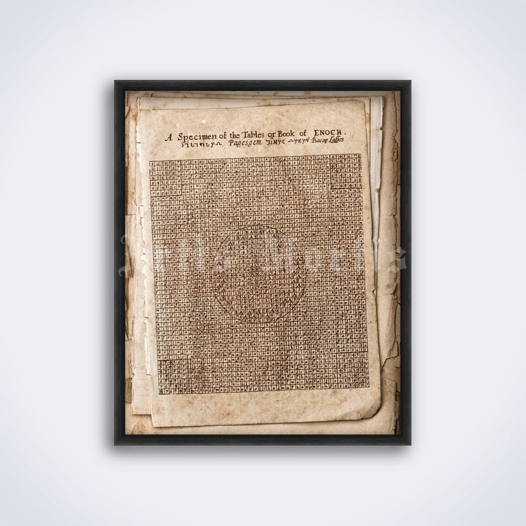 Magick Cipher – Book of Enoch by John Dee and Edward Kelley - Enochian ...