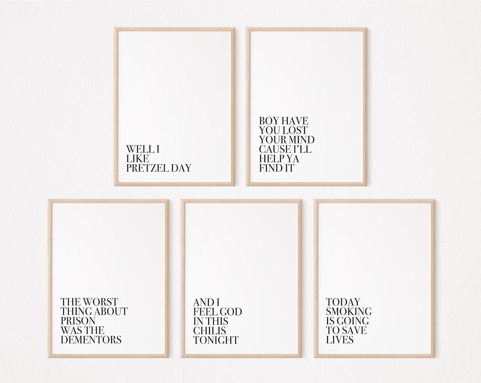 Set of 10 Printable the Office Quotes, the Office Wall Art, Lettering ...