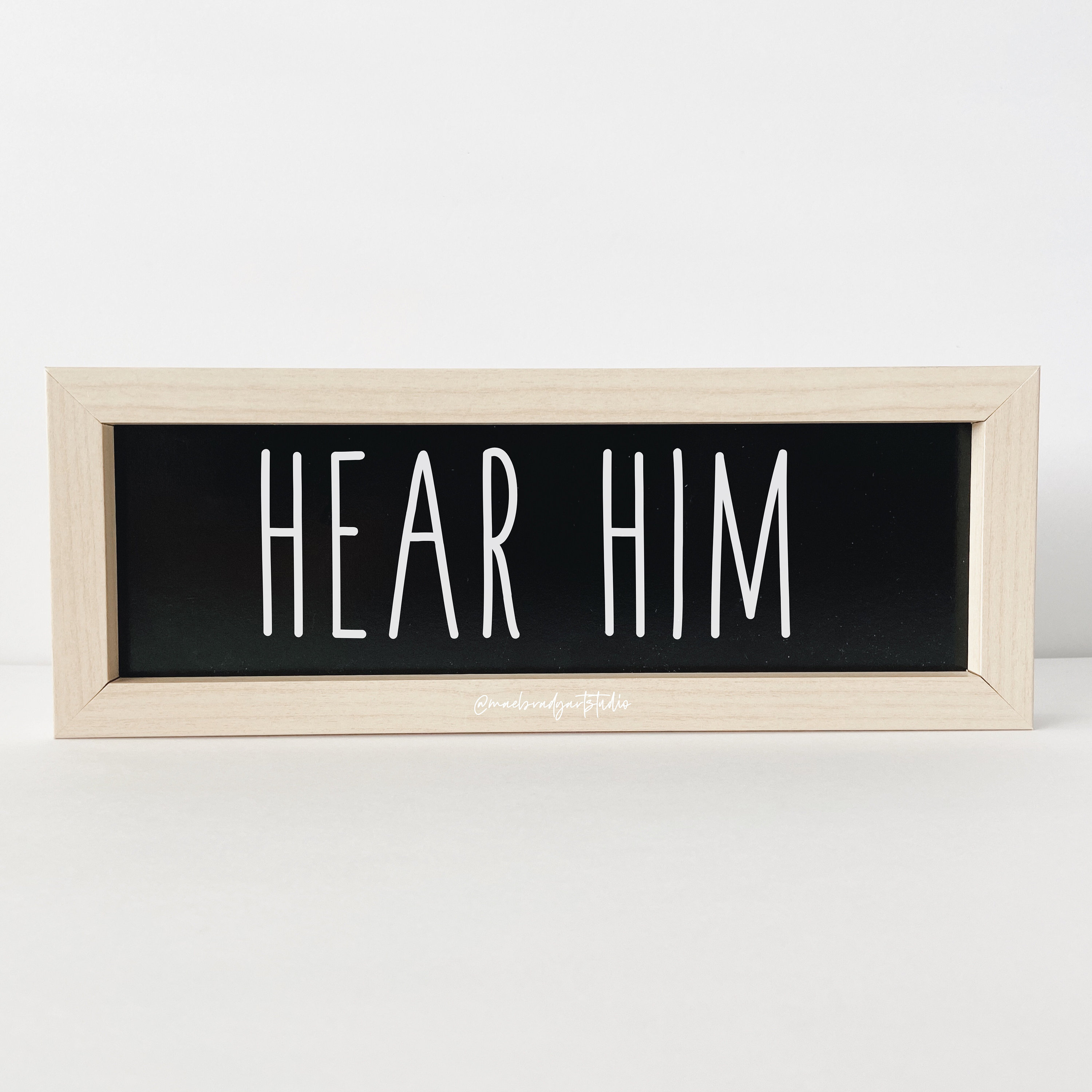 Hear Him Sign by President Russell M Nelson General Conference | Etsy