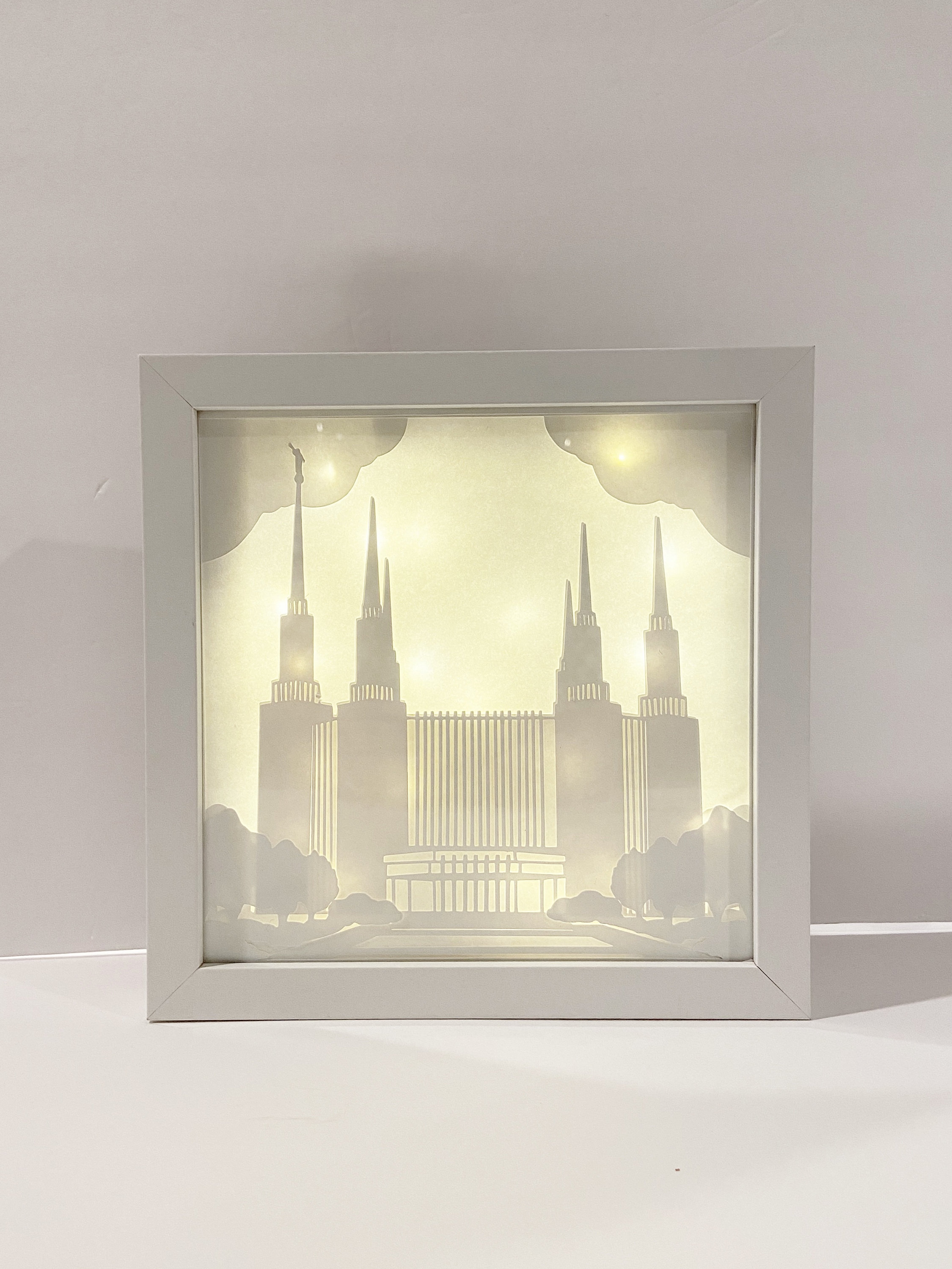 Washington D.C. Temple , Washington Shadow Box LDS Temple Shadow Box ...
