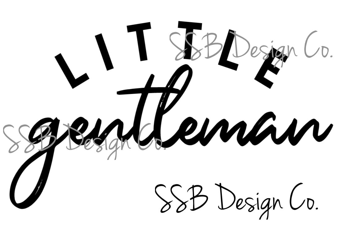 Little Gentleman SVG ***digital Download**** - Etsy