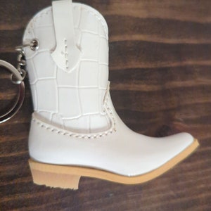 Handmade Cowboy Boot Keychain - Etsy
