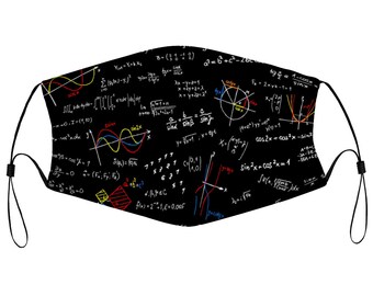 Math Face Mask - Etsy