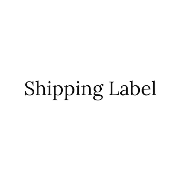 Blank Shipping Label - Etsy