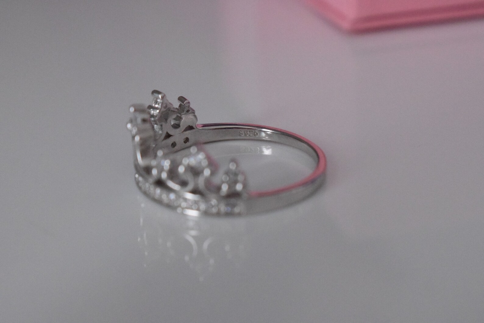 The Quinn. Sterling Silver 925 Queen Crown Ring - Etsy