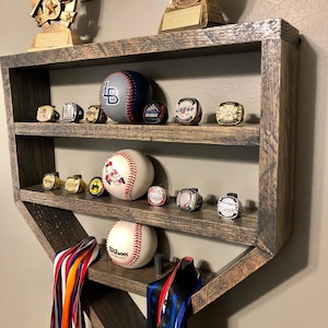 Baseball Ring and Ball Display Baseball Ring Display - Etsy