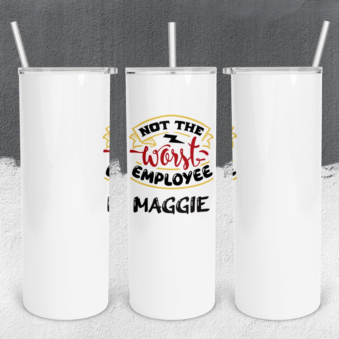 Personalized Tumbler for Employee of the Month, Superstar Employee Cup ...