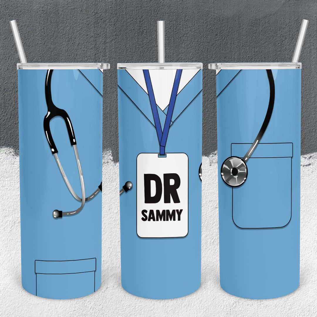 Doctor Personalized Sublimation Tumbler, Gift for Grad Student ...