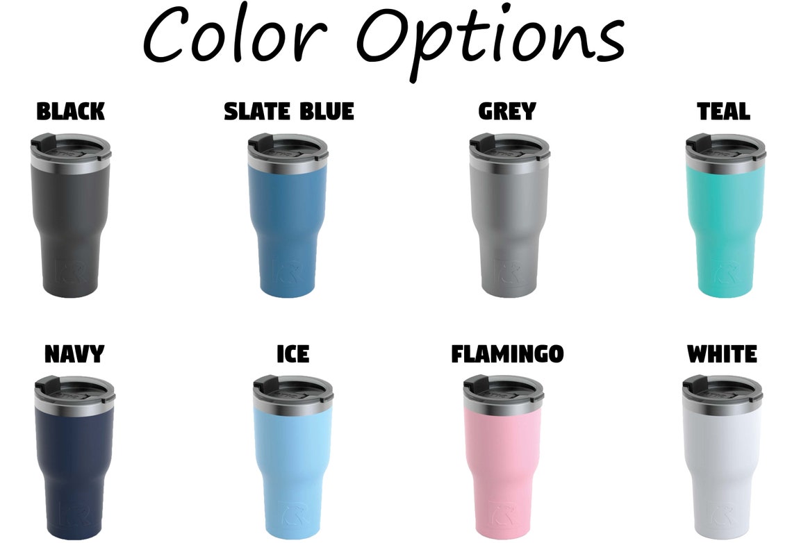 20 Oz Stainless Steel Insulated RTIC Tumbler Personalized With - Etsy
