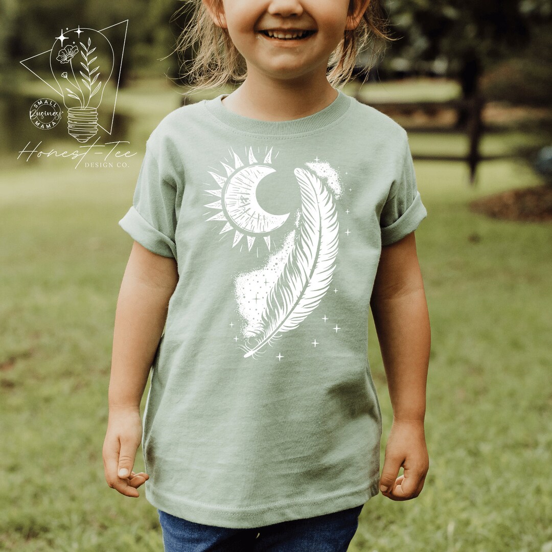 Sun Moon Feather With Stars Boho Design- PNG for Sublimation. Moon, Sun ...